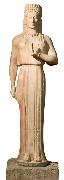 A Color Reconstruction of the Phrasikleia Kore, An Archaic Greek ...
