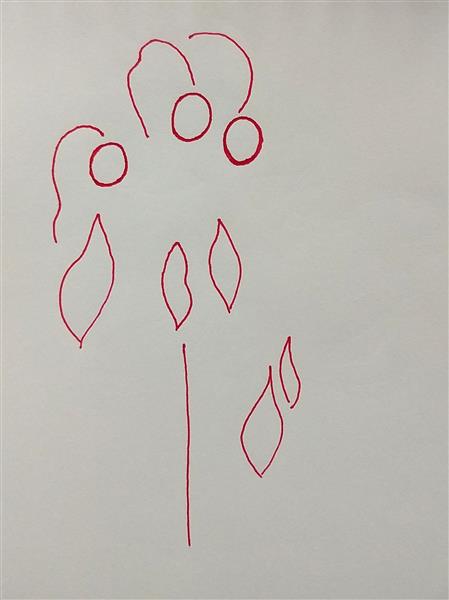 3044 Roses in a Vase Iii - MF ARLO - WikiArt.org