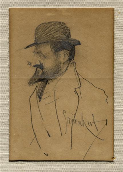 Portrait of a man - Isidoro Grünhut - WikiArt.org