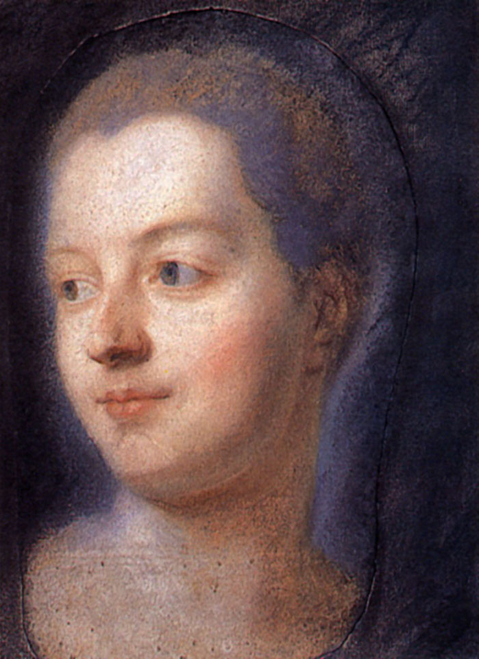 Portrait of Madame de Pompadour, 1752 - Maurice Quentin de La Tour ...
